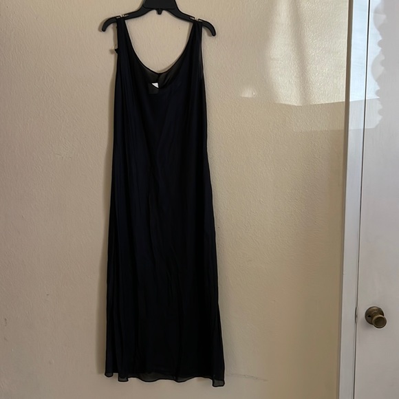 Intimates & Sleepwear | Juniors Black Sheer Maxi Dress Slip Size 1112 ...